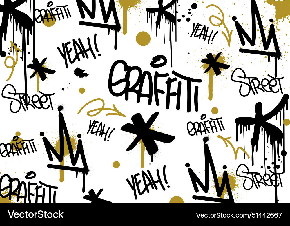 Graffiti background Royalty Free Vector Image - VectorStock