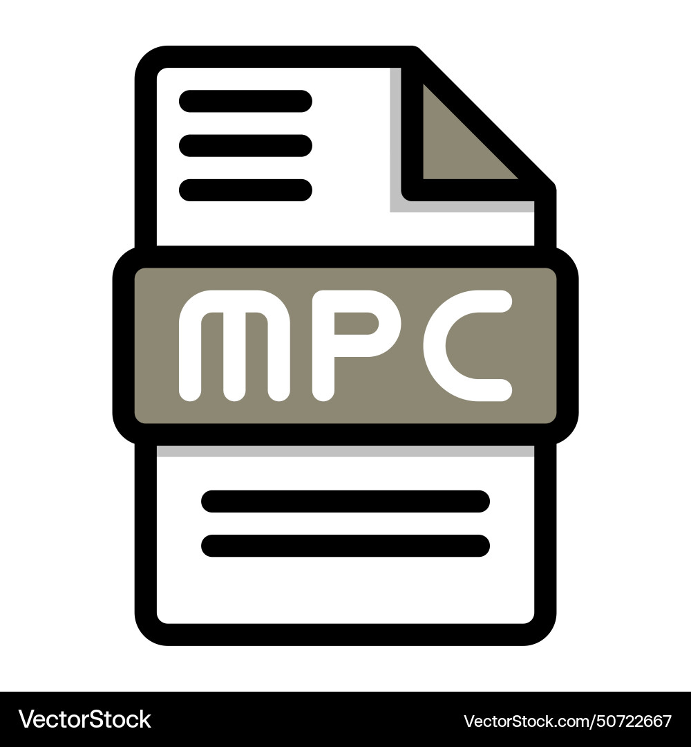 Mpc file icon flat audio icons format Royalty Free Vector Mpc file icon flat audio icons format Royalty Free Vector
