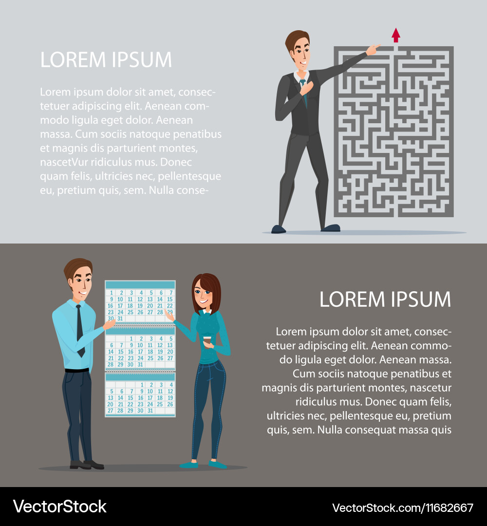 Out of the difficult task tenure deadline Vector Image