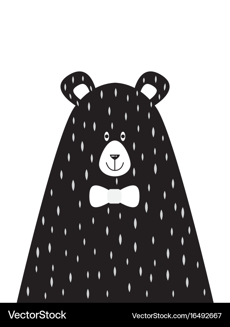 Picture of papa bear Royalty Free Vector Image