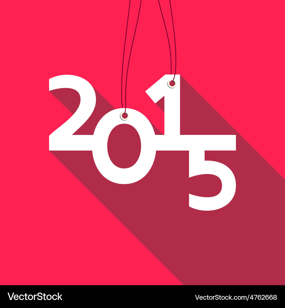 2015 card Royalty Free Vector Image - VectorStock