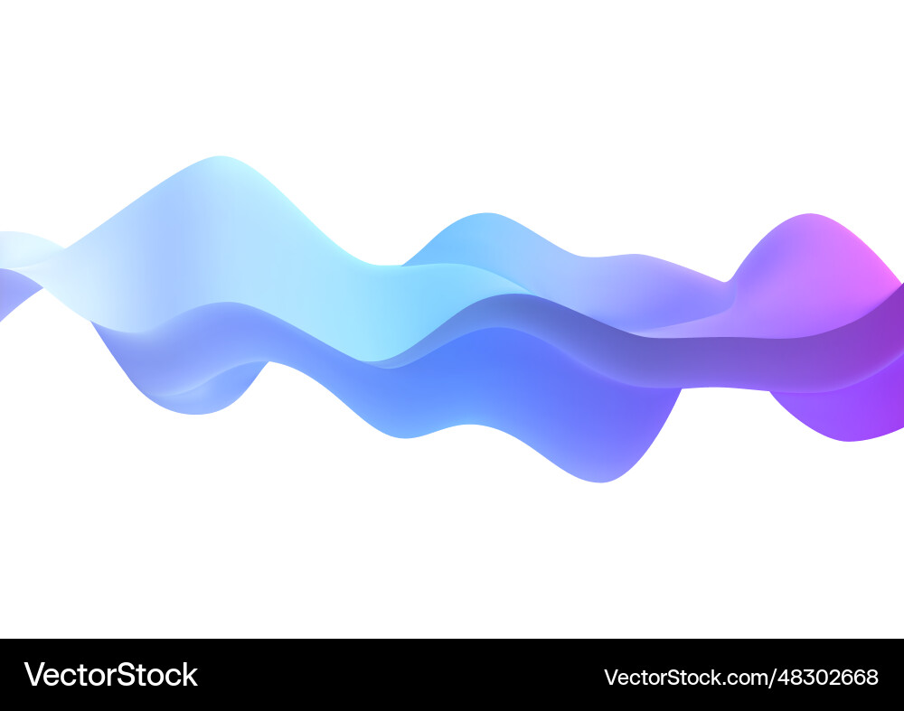 Abstract Sound Waves Royalty Free Vector Image