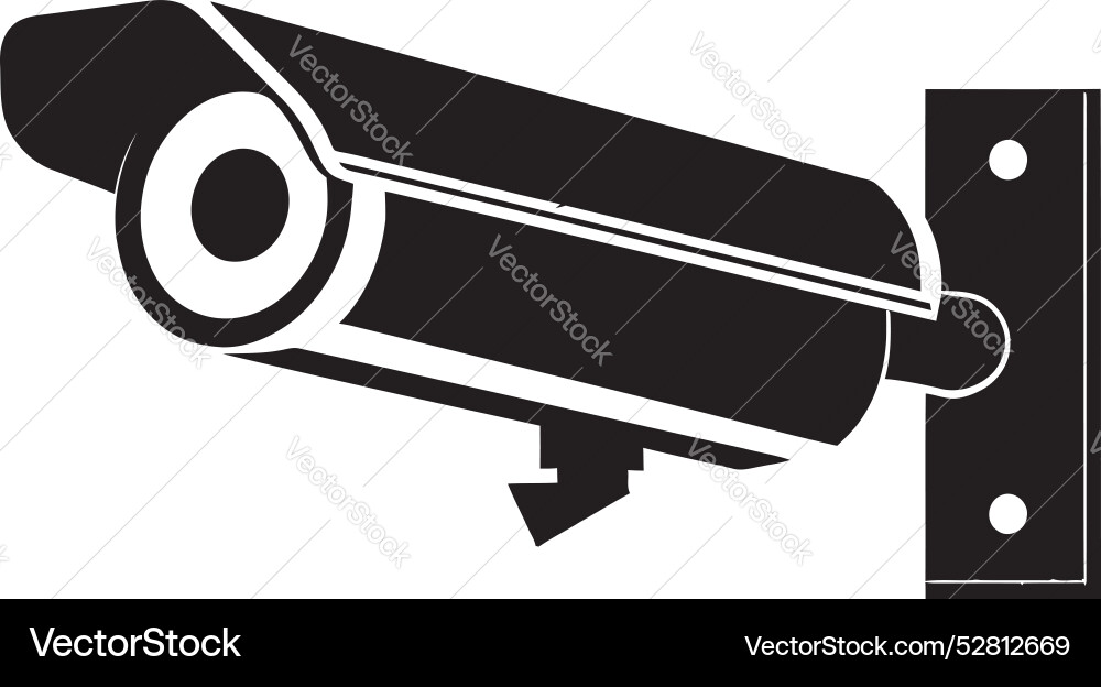 Defendvision surveillance camera icon Royalty Free Vector