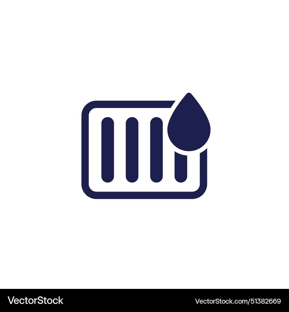 Drainage or drain icon pictogram on white Vector Image