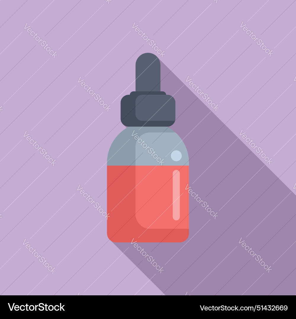 Minimalist of a dropper bottle Royalty Free Vector Image