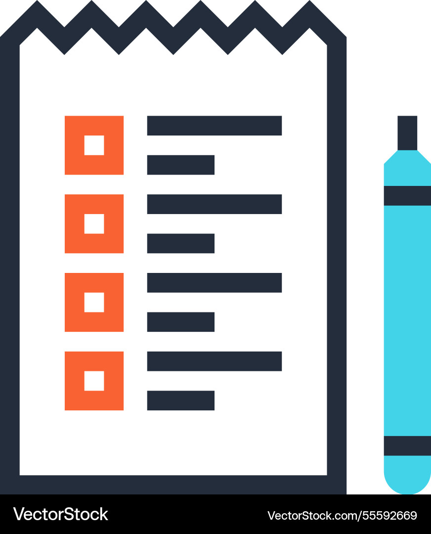 Shopping list Royalty Free Vector Image - VectorStock