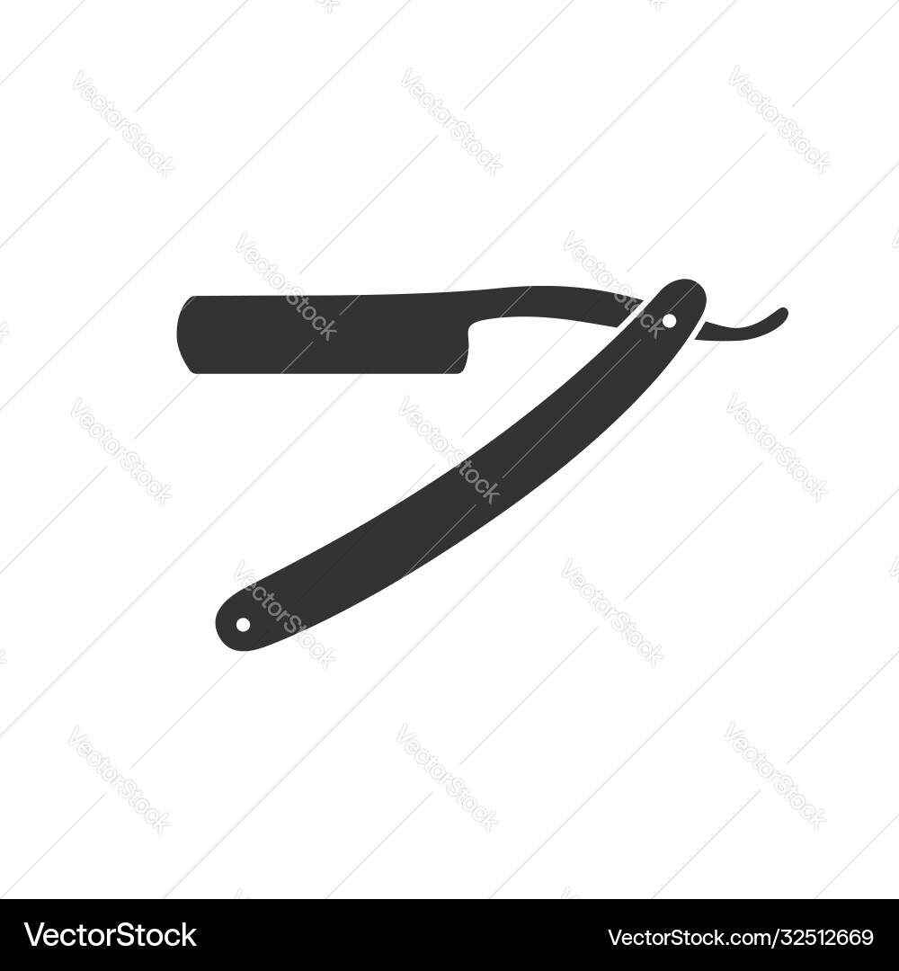 Straight Razor Icon Royalty Free Vector Image - VectorStock