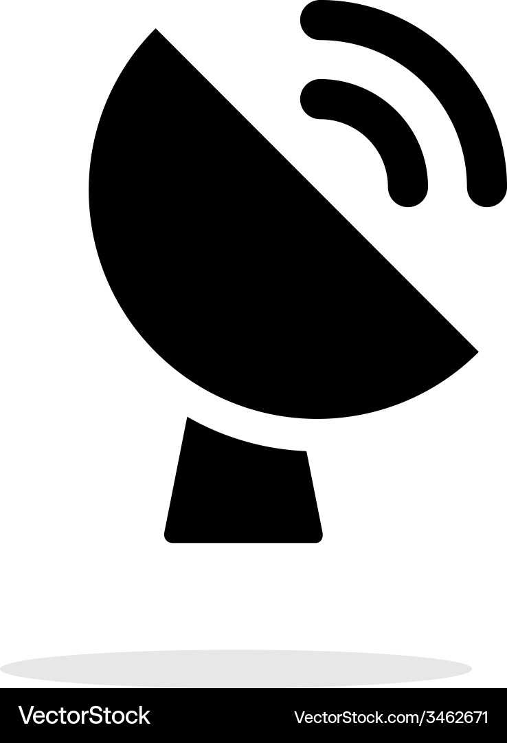 Radio Signal Transmission Icon Royalty Free Vector Image