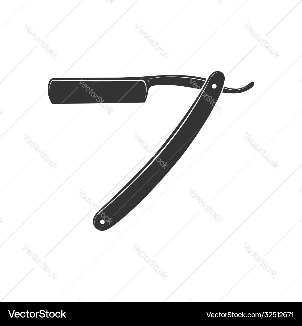 Straight Razor Icon Royalty Free Vector Image - VectorStock