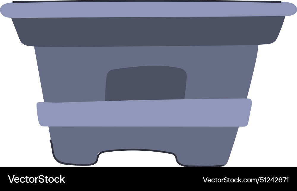 Water plastic tank cartoon Royalty Free Vector Image