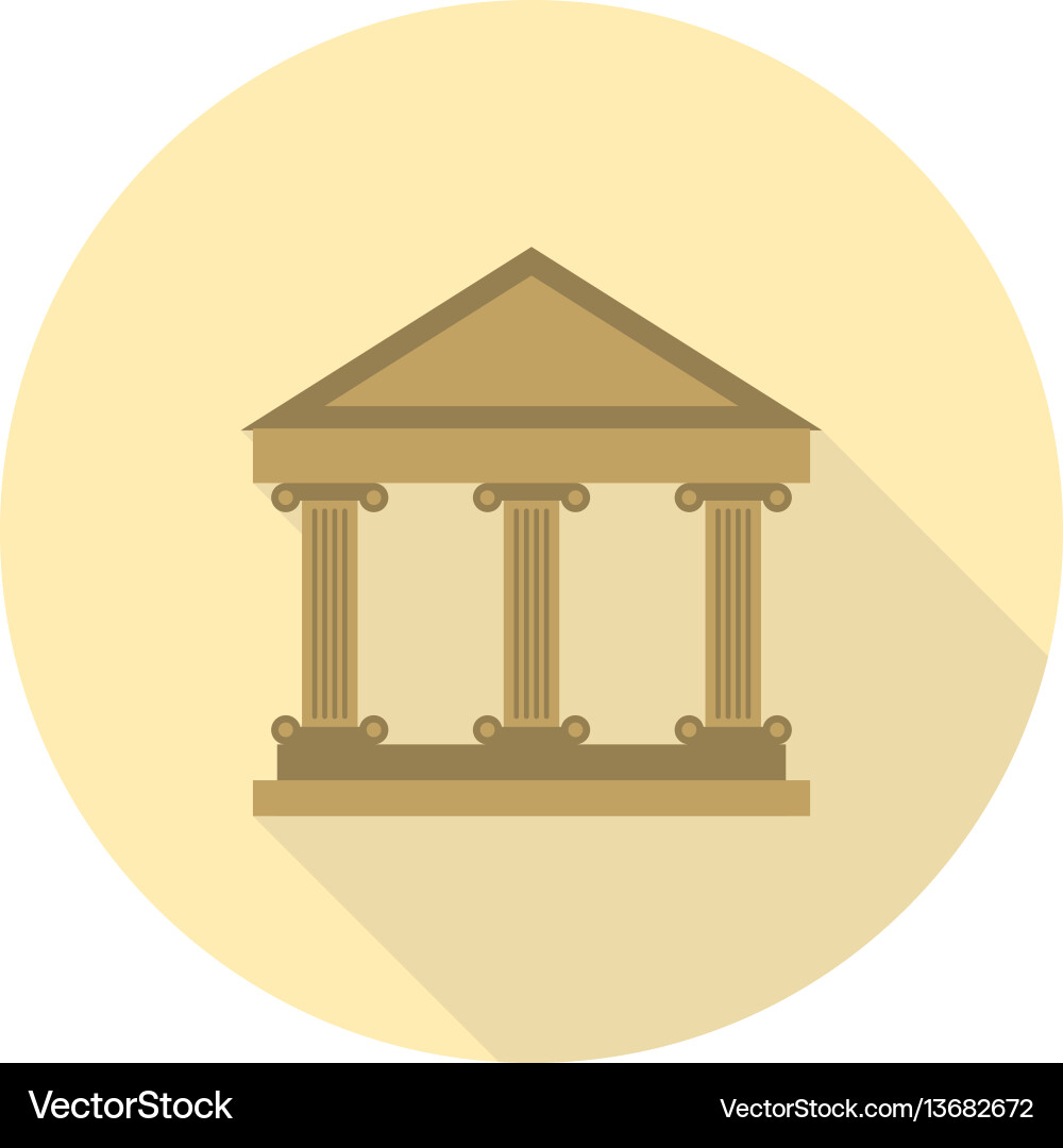 Museum building i Royalty Free Vector Image - VectorStock