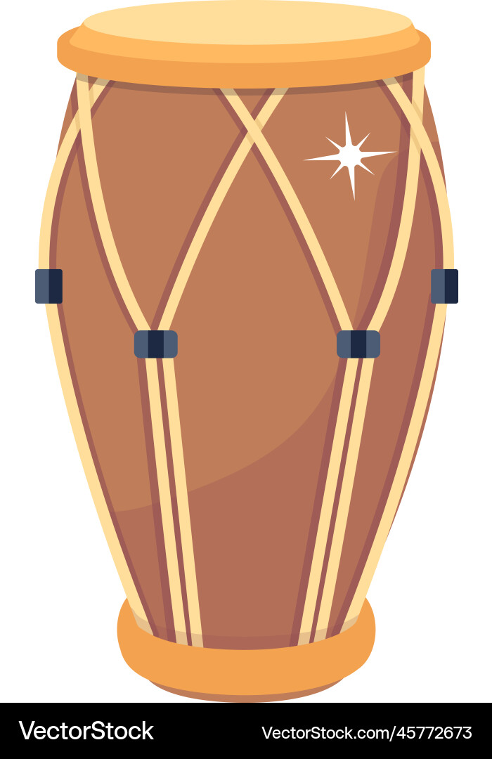 Dholak mango Royalty Free Vector Image - VectorStock