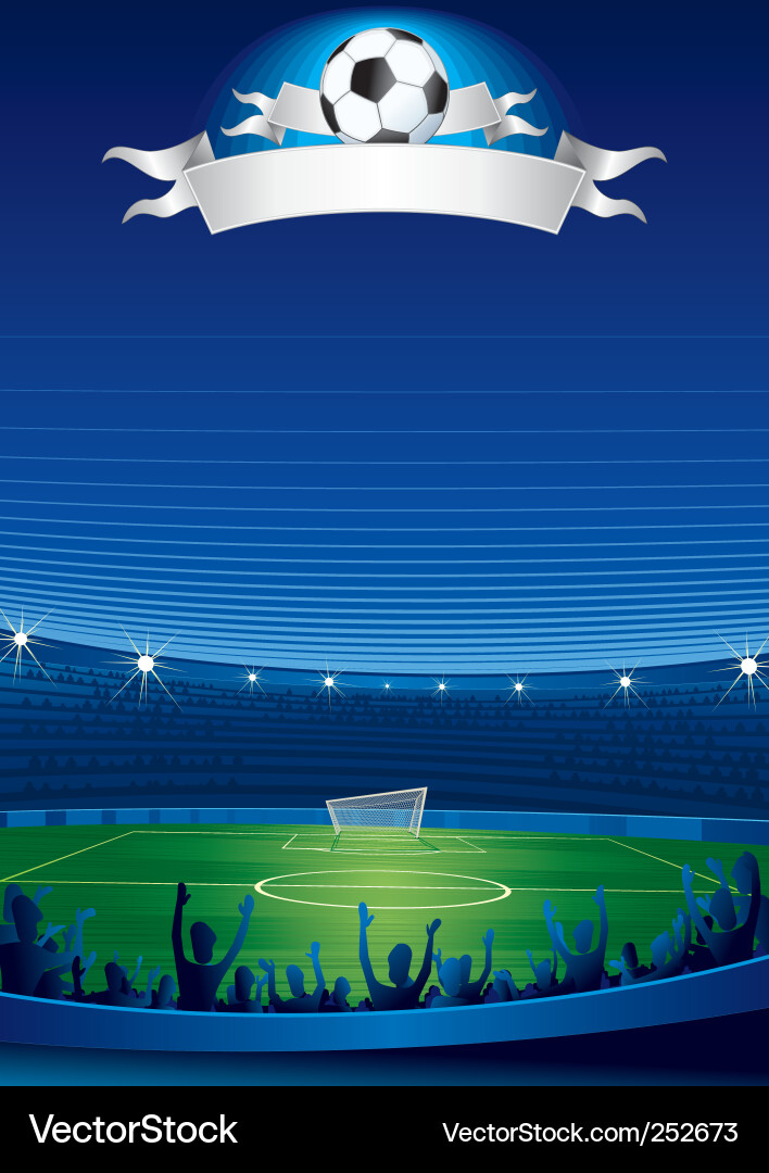 Soccer Game Poster Royalty Free Vector Image - VectorStock
