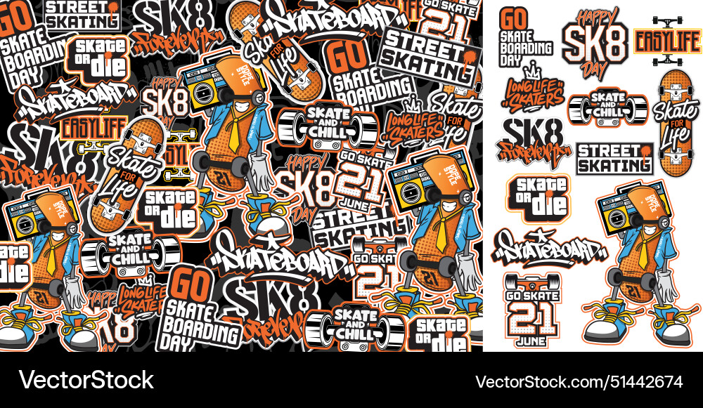 Graffiti sticker Royalty Free Vector Image - VectorStock