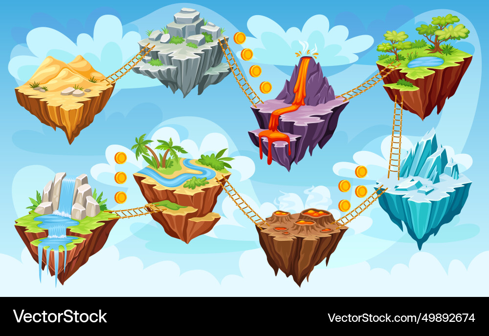 Volcano Game Background Vector Images (over 800)