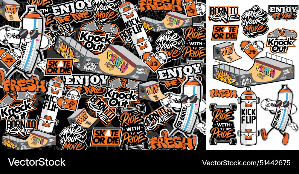 Graffiti sticker Royalty Free Vector Image - VectorStock