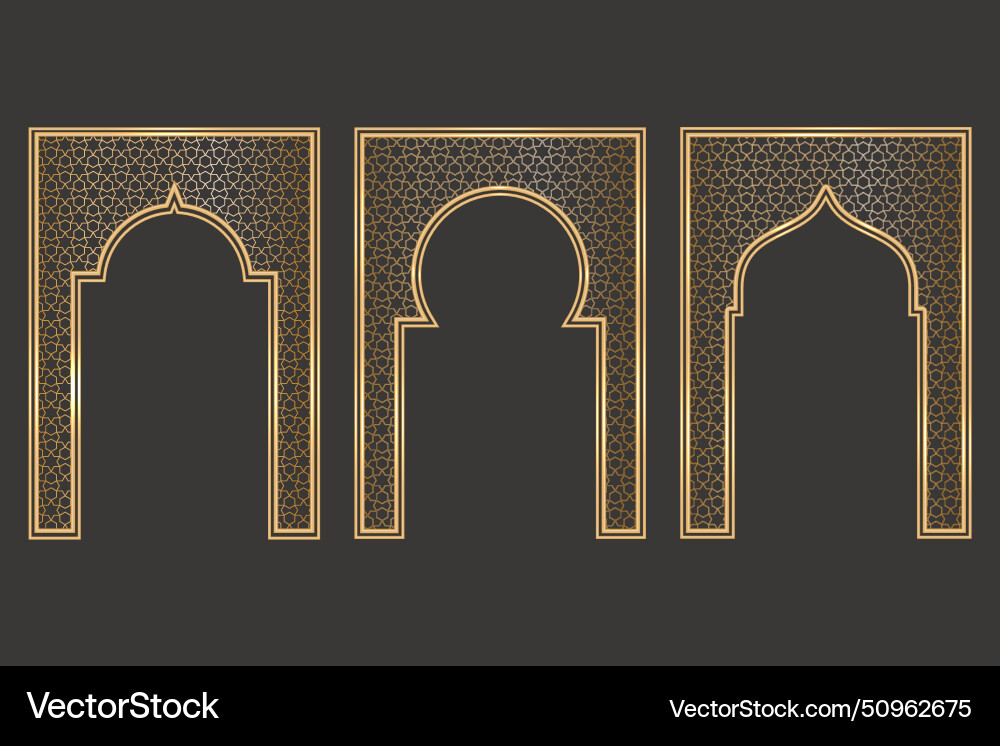 Islamic Arches Vector Islamic Arch Vectors Download Free
