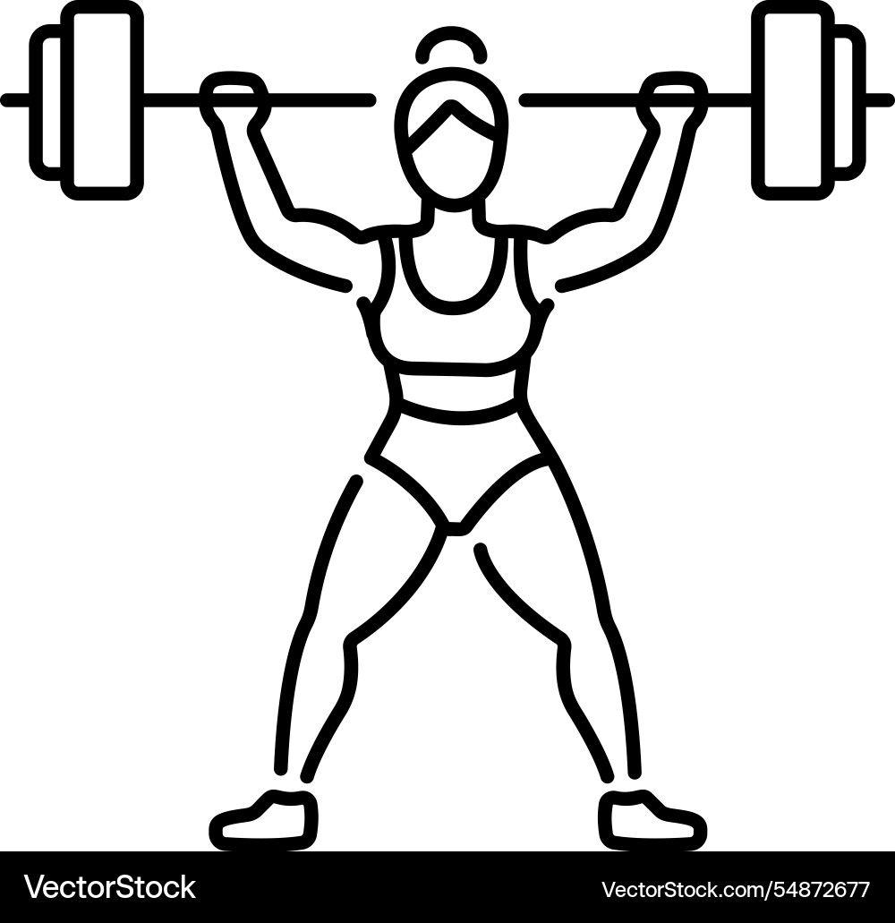 Strength training Royalty Free Vector Image - VectorStock