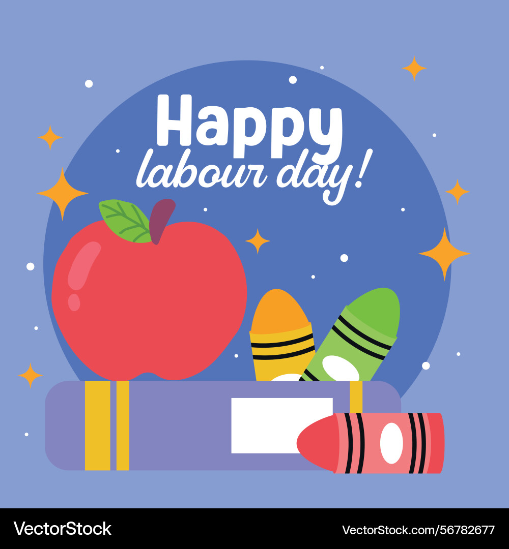 Teacher labour day cartoon art Royalty Free Vector Image