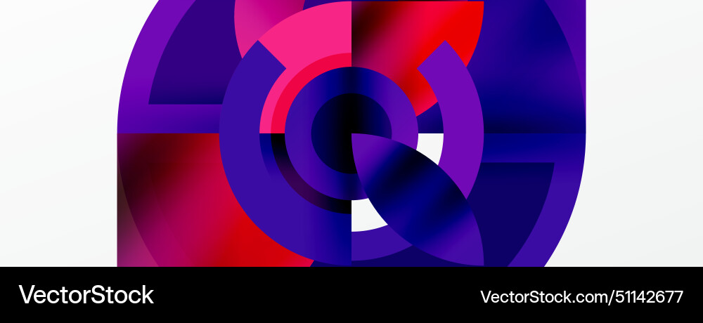 Trendy simple circle abstract background Vector Image