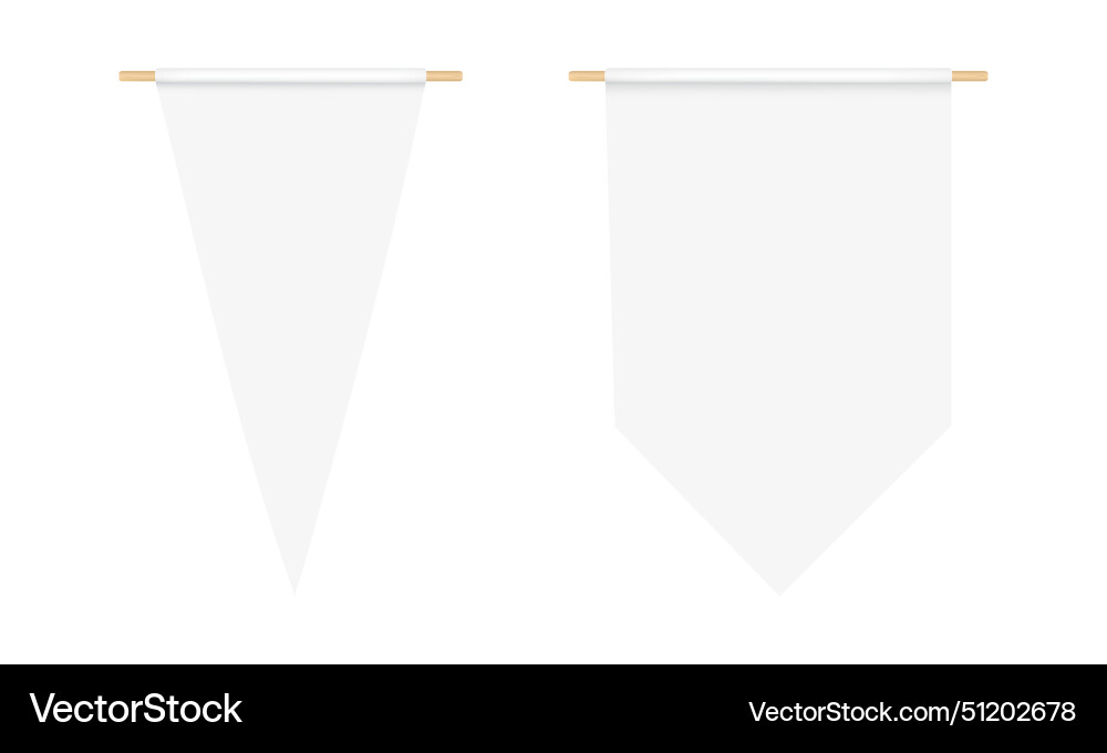 Camp pennant flag wall hanging banner flags Vector Image