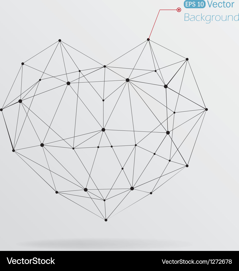 Geometric Heart Shape Vector Images (over 21,000)