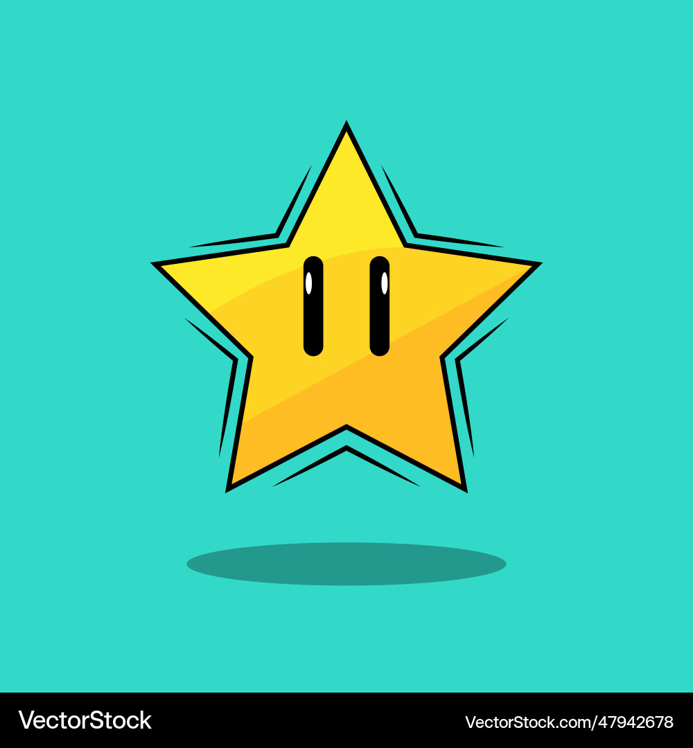 Star icon game Royalty Free Vector Image - VectorStock