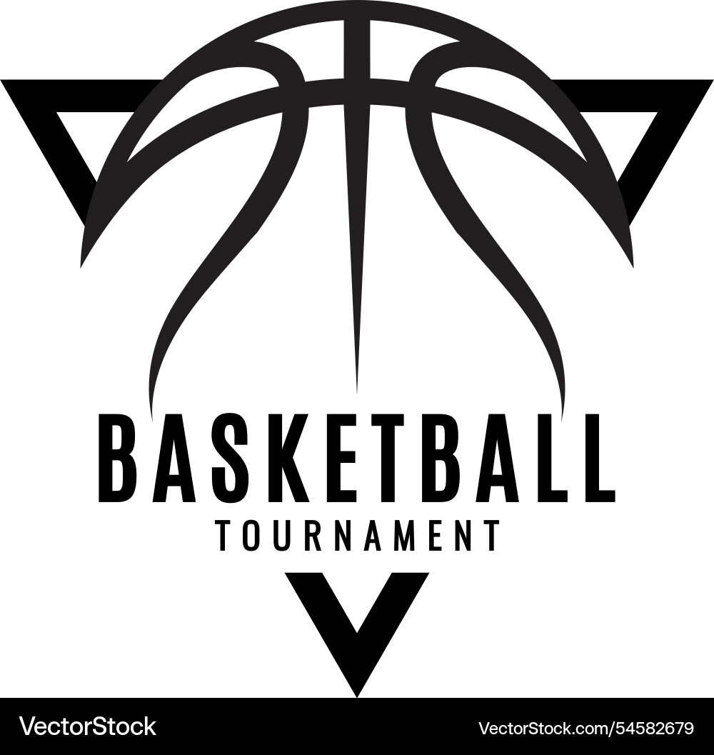 Basketball ball on a white background Royalty Free Vector