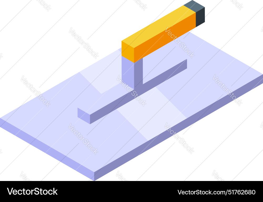 Construction rectangular trowel spreading concrete