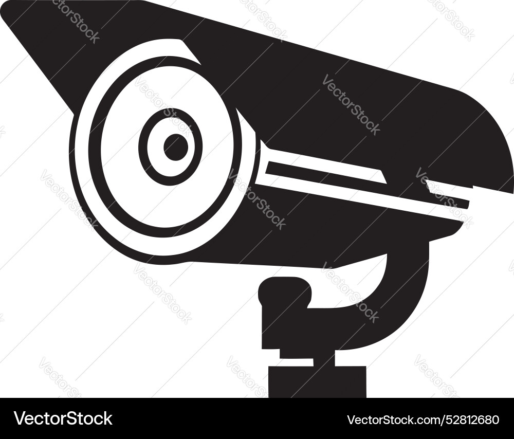Guardianview surveillance camera emblem Royalty Free Vector