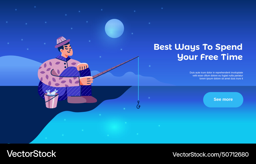 Hobbies horizontal banner Royalty Free Vector Image