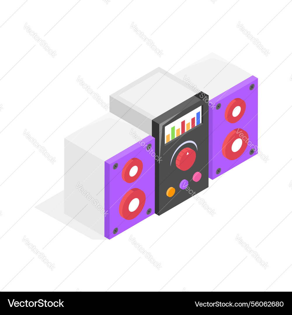 Sound system Royalty Free Vector Image - VectorStock