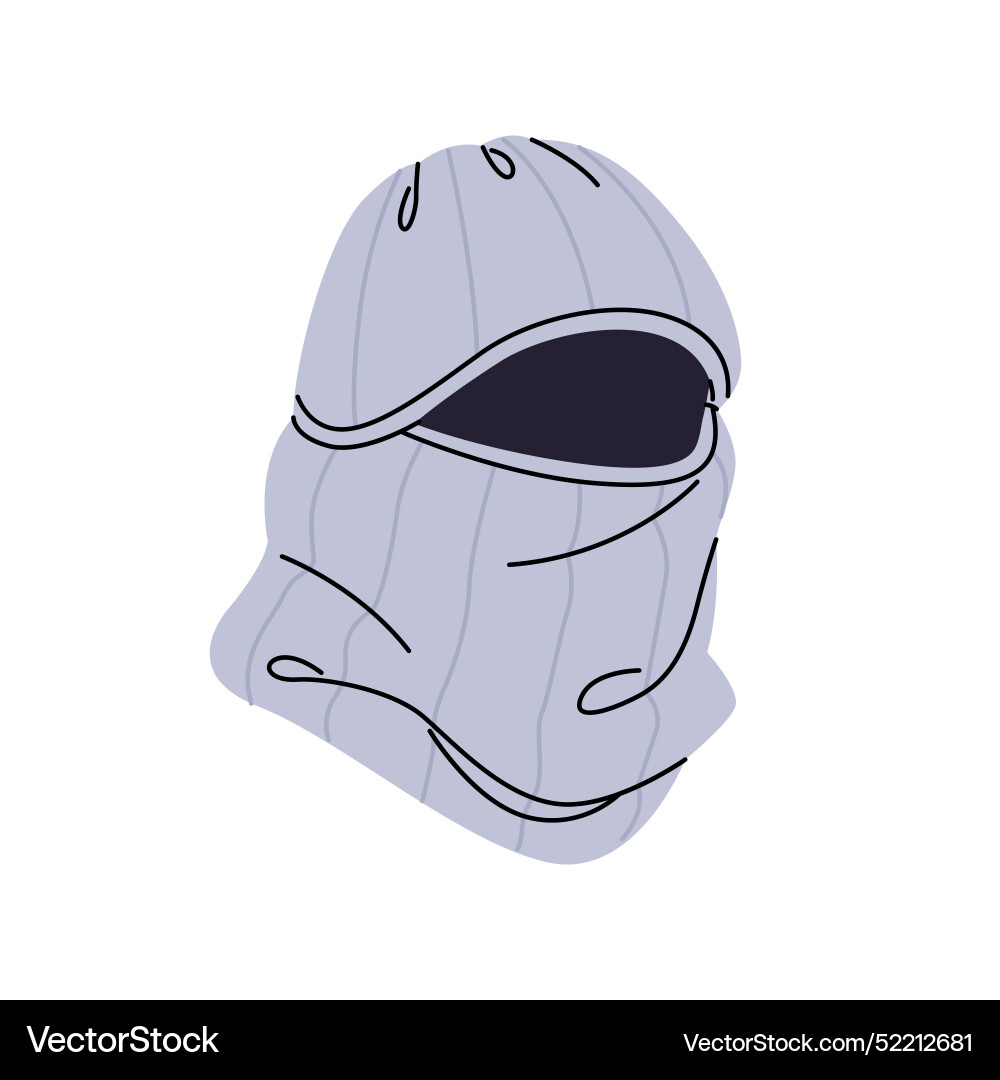 Modern balaclava for snowboarding unisex ski mask Vector Image