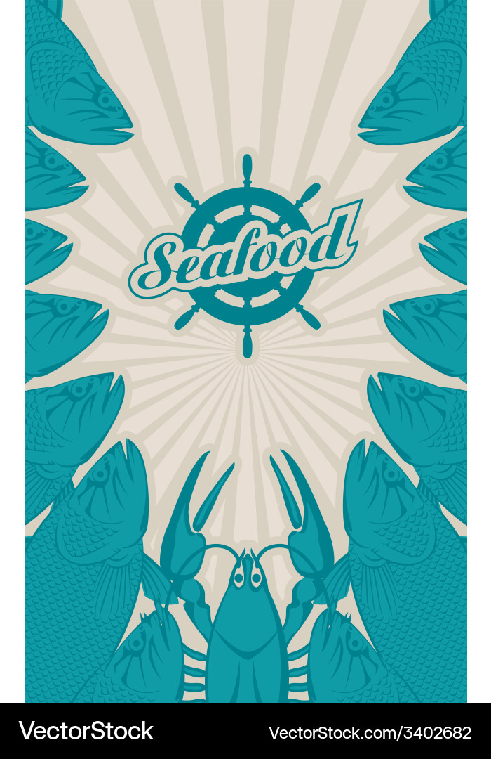 Seafood Royalty Free Vector Image - VectorStock