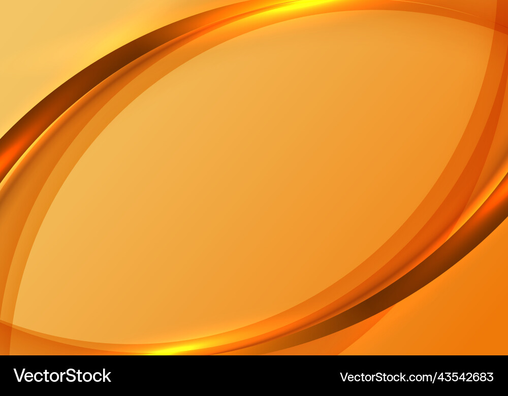 Abstract modern banner template orange color Vector Image