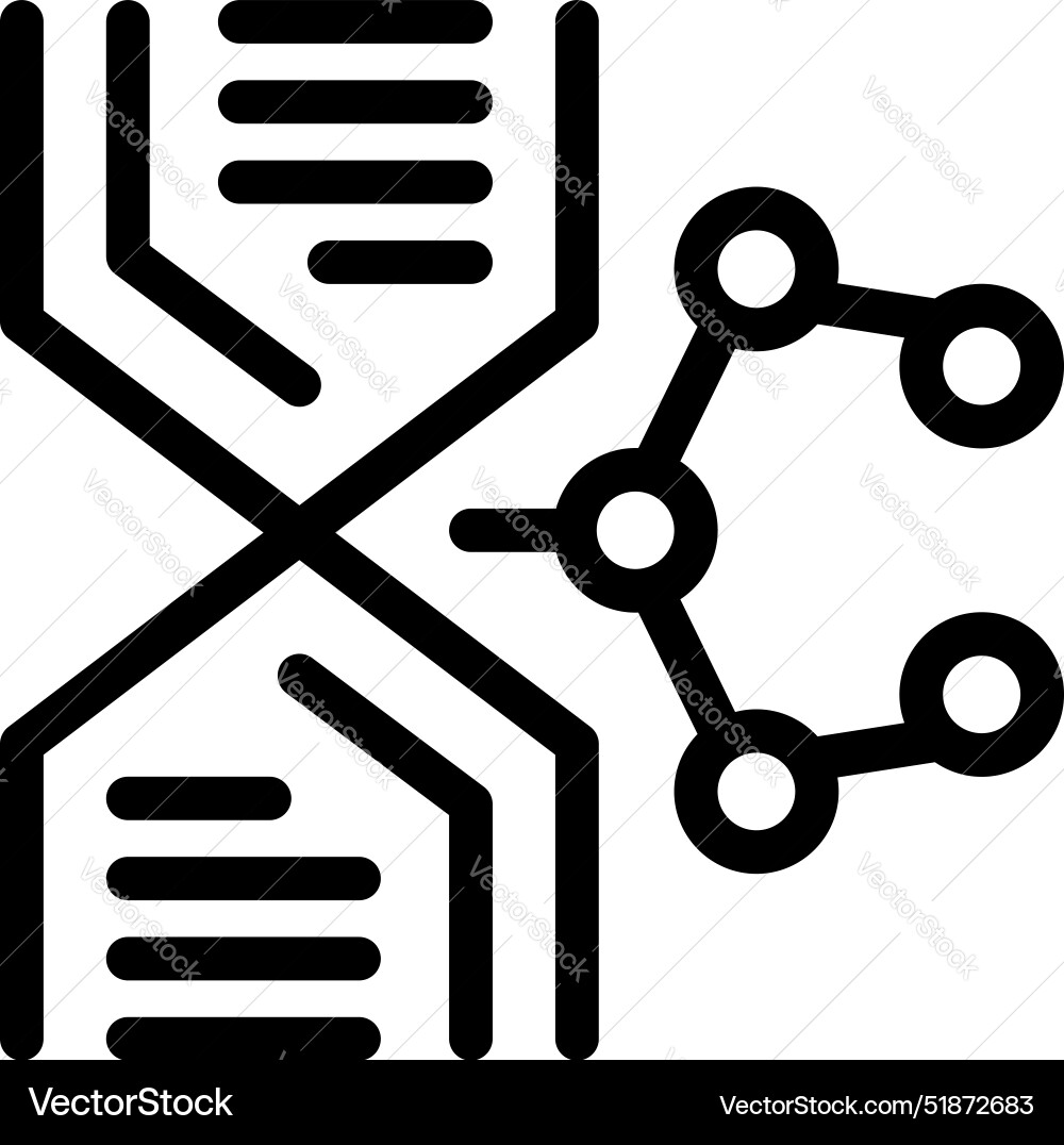 Dna structure connecting with molecule forming new
