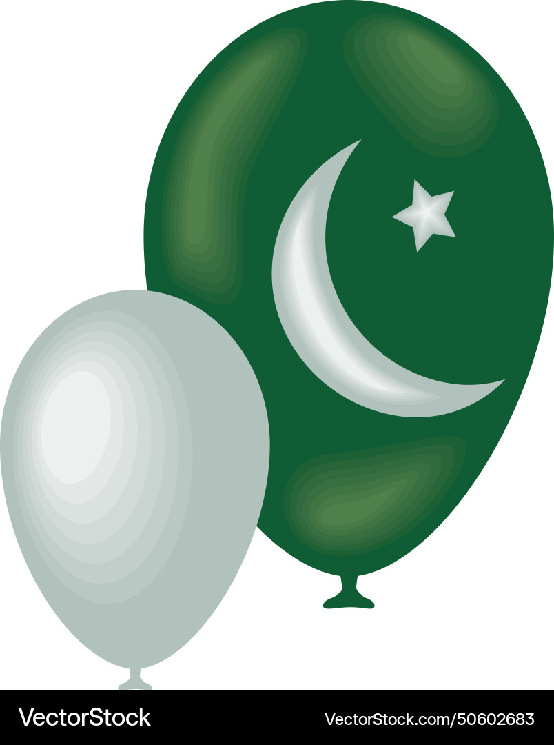 Pakistan day celebration Royalty Free Vector Image
