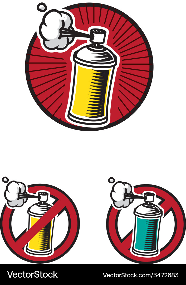 Spray paint Royalty Free Vector Image - VectorStock