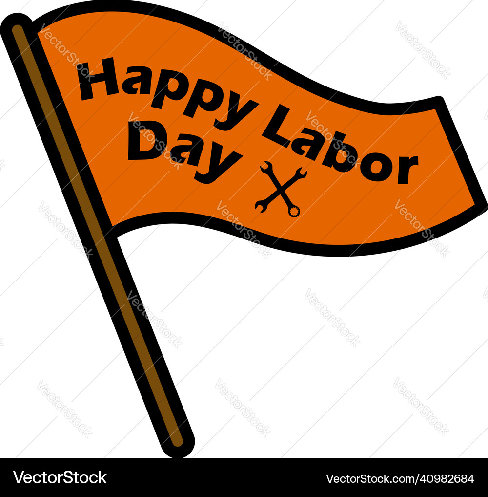 Labor day icon Royalty Free Vector Image - VectorStock