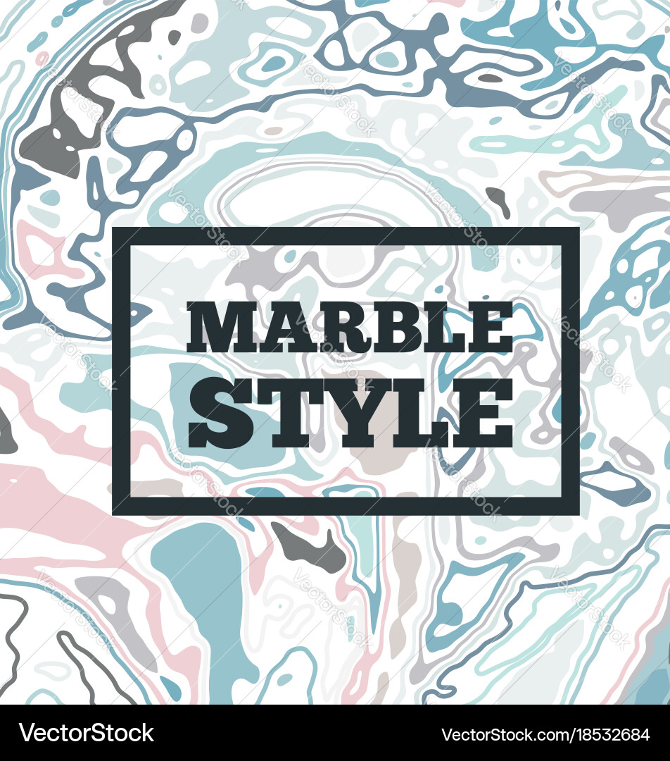 Marble ink background Royalty Free Vector Image