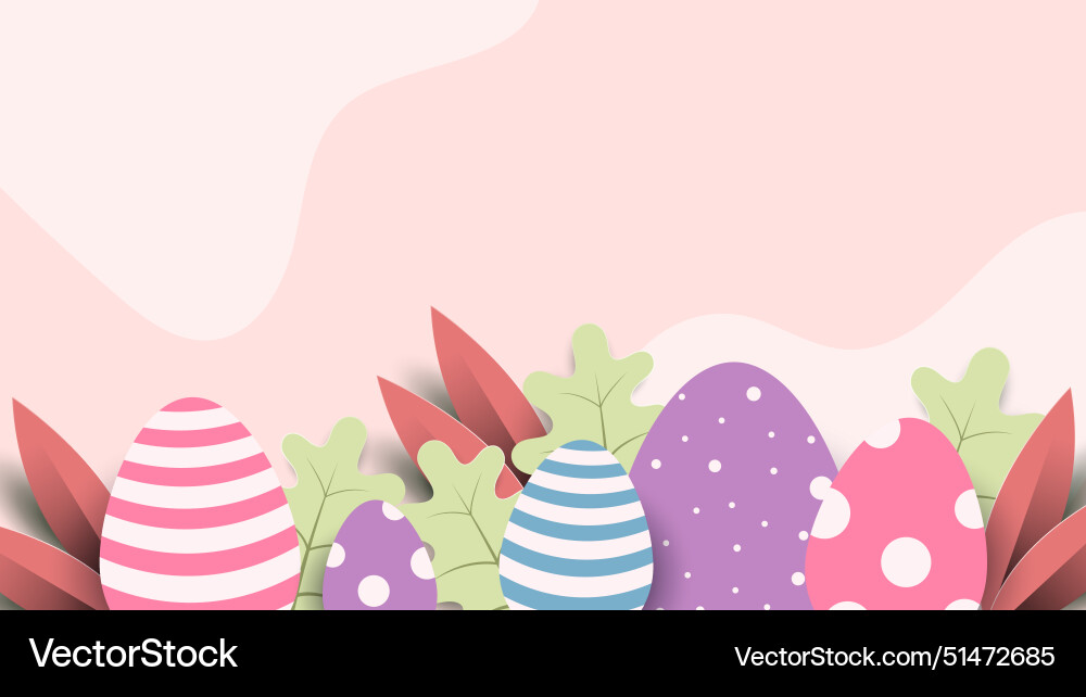 Colorful colourful gradient background for easter Vector Image