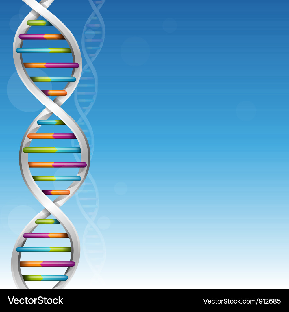 Dna background Royalty Free Vector Image - VectorStock