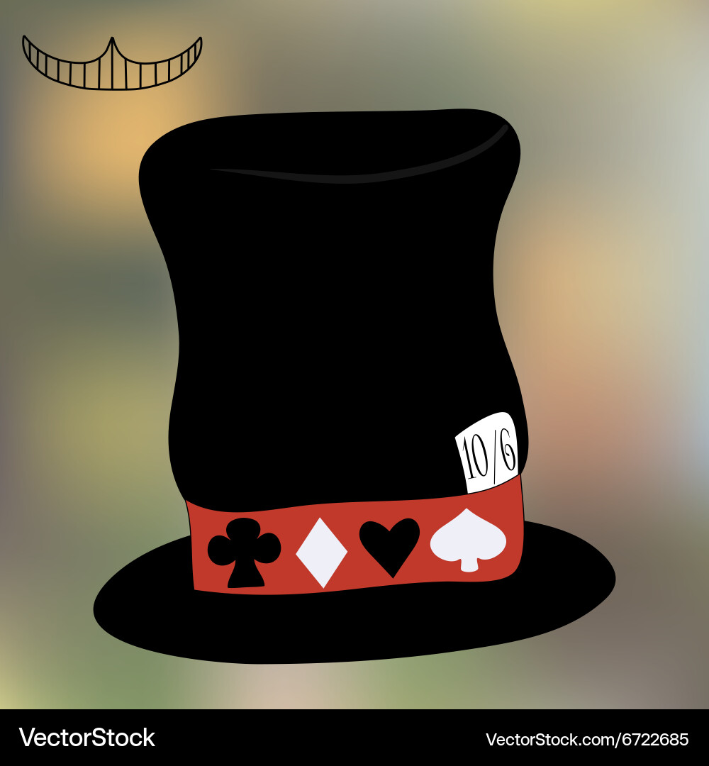 Mad Hatter Top Hat Vector Page 2 | Mad Hatter Hat Vectors Download