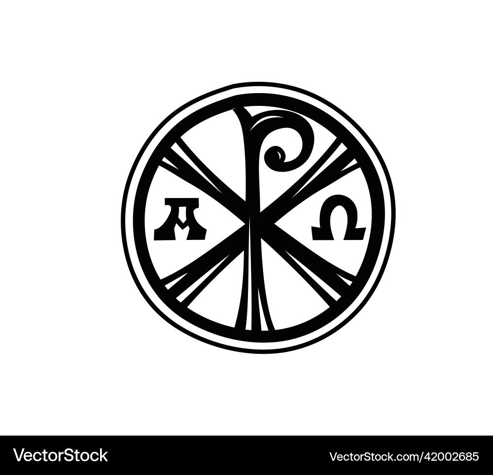 Px icon and sign catholic Royalty Free Vector Image