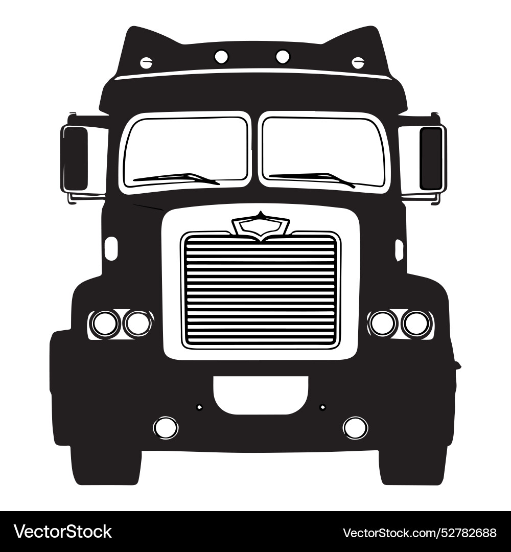 Car large vehicle symbol Royalty Free Vector Image