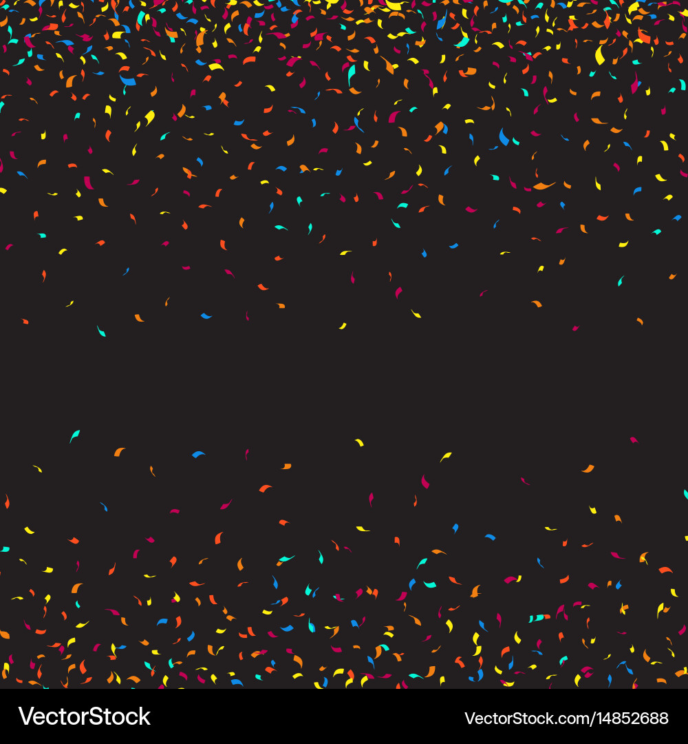 Confetti background Royalty Free Vector Image - VectorStock