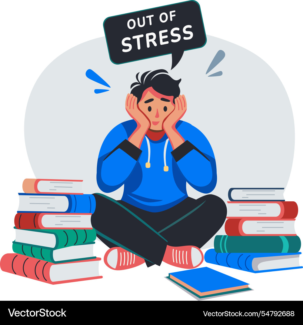 Stress Royalty Free Vector Image - VectorStock