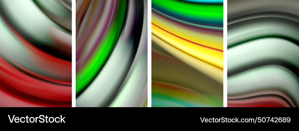 Blurred color line backgrounds Royalty Free Vector Image