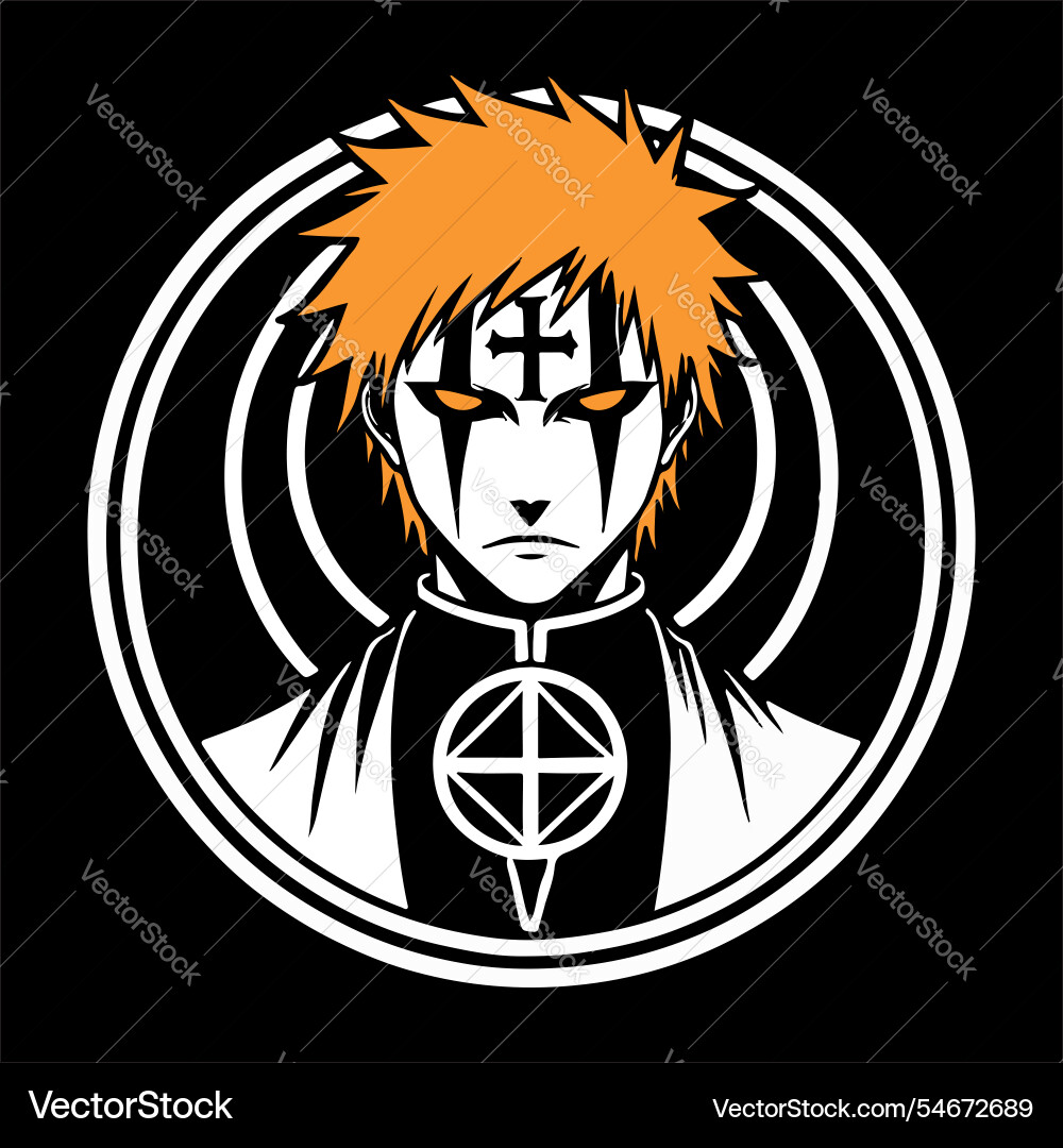 Gothic ichigo Royalty Free Vector Image - VectorStock