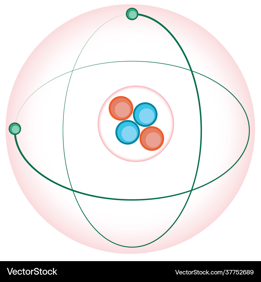 Helium Molecule Structure